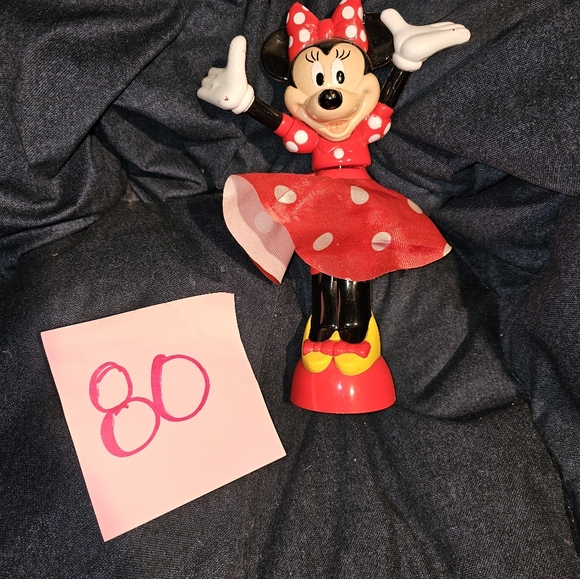 Disney | Toys | Disney Minnie Mouse Spinner Wand Toy Red White Polka ...